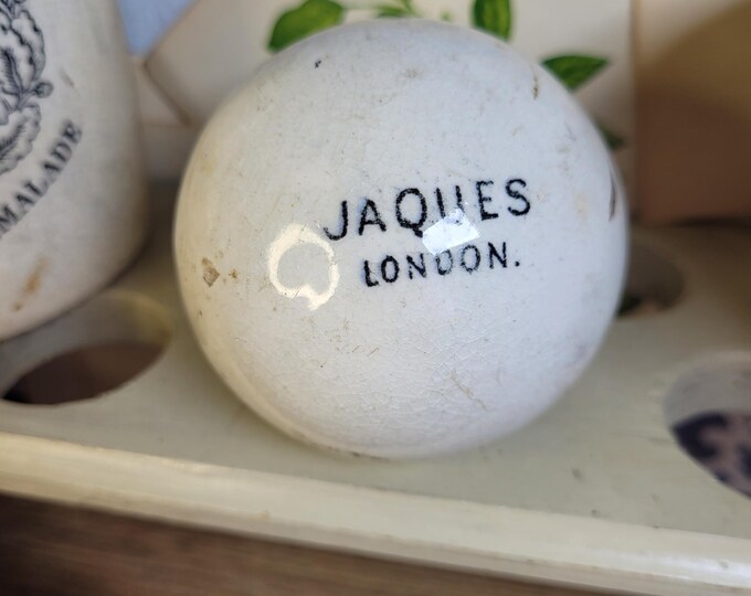 Jack Carpet Ball Jacques London English Victorian White Boule Sports ...