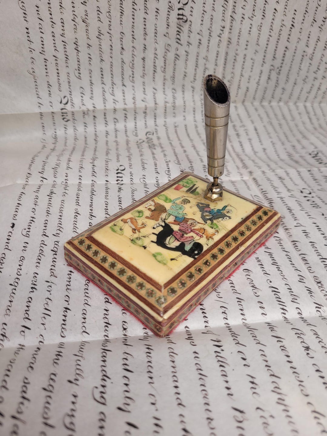 Vintage Style Ornate Pen Holder, Gift for Him, Desk Decor - Etsy