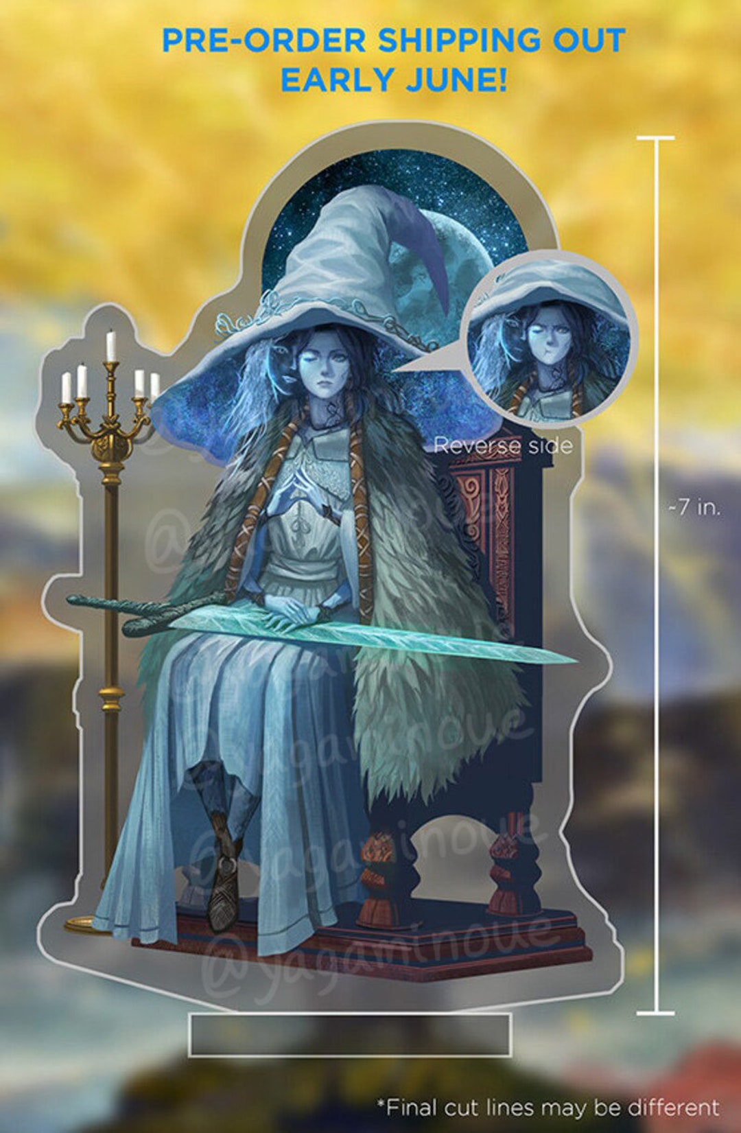 Elden Ring Ranni Acrylic Standee - Etsy