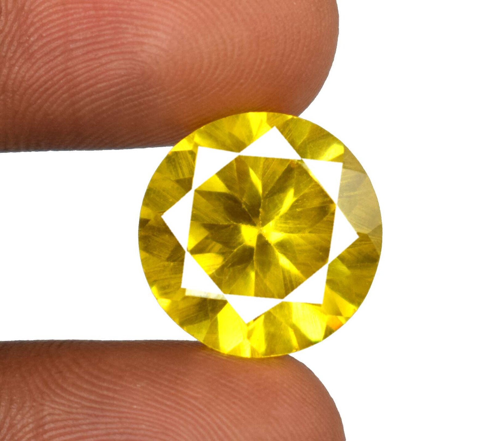 Srilankan Yellow Spinel Untreated Gemstone 30.70 Ct Round | Etsy