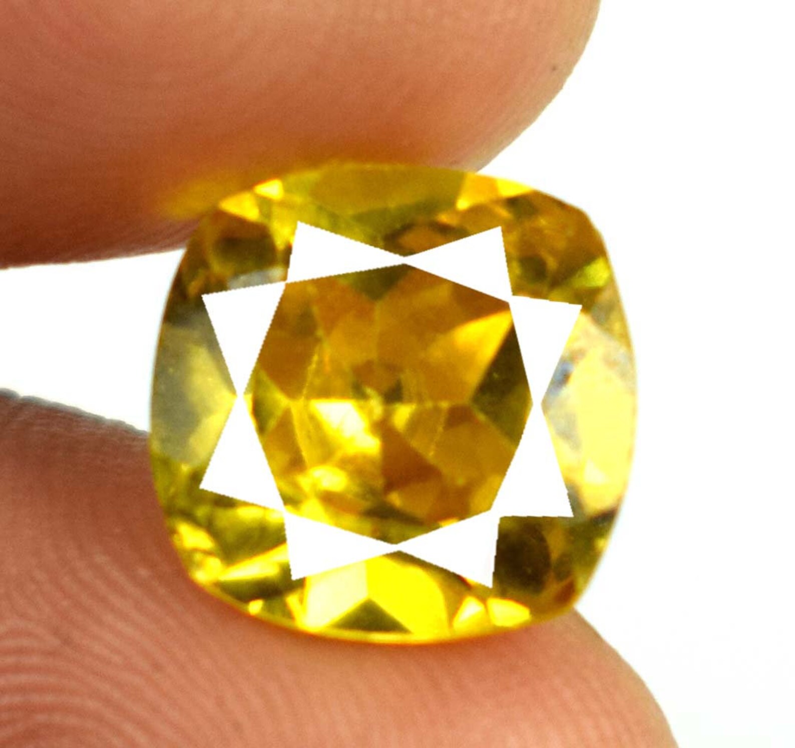 100% Natural Srilankan Yellow Spinel Gemstone 7.90 Carat/10 mm | Etsy