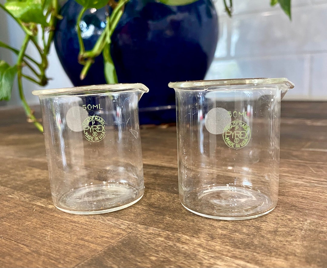 PYREX Beaker Set of 2. 50ml - Etsy