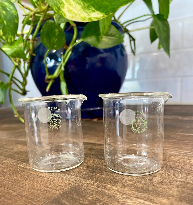 PYREX Beaker Set of 2. 50ml - Etsy