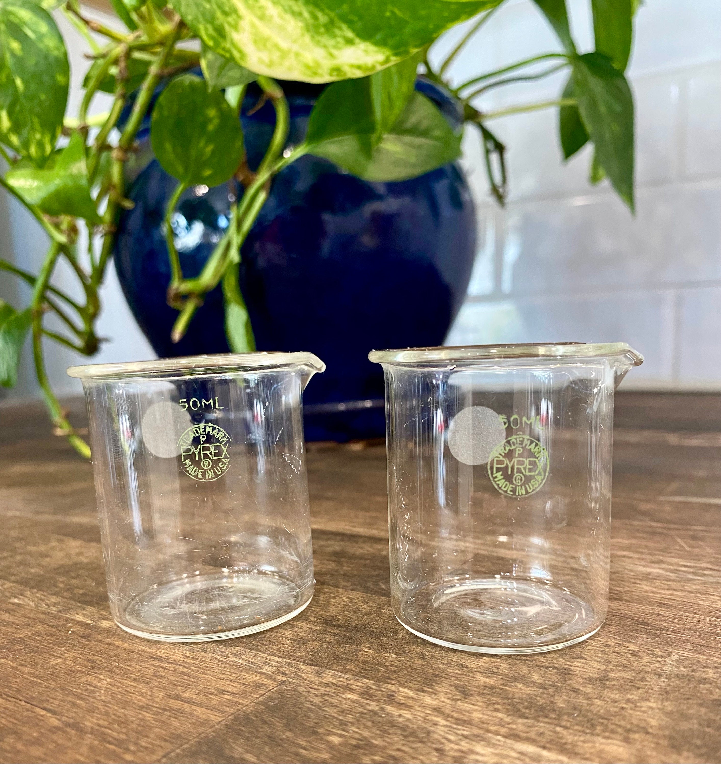 PYREX Beaker Set of 2. 50ml - Etsy