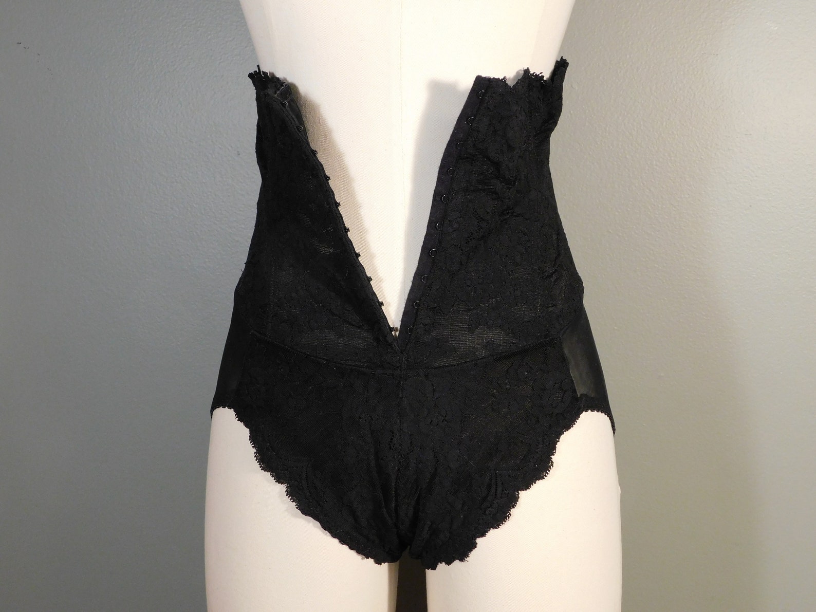 Victoria's Secret High Waist Sheer Lace Girdle Shaper - Etsy