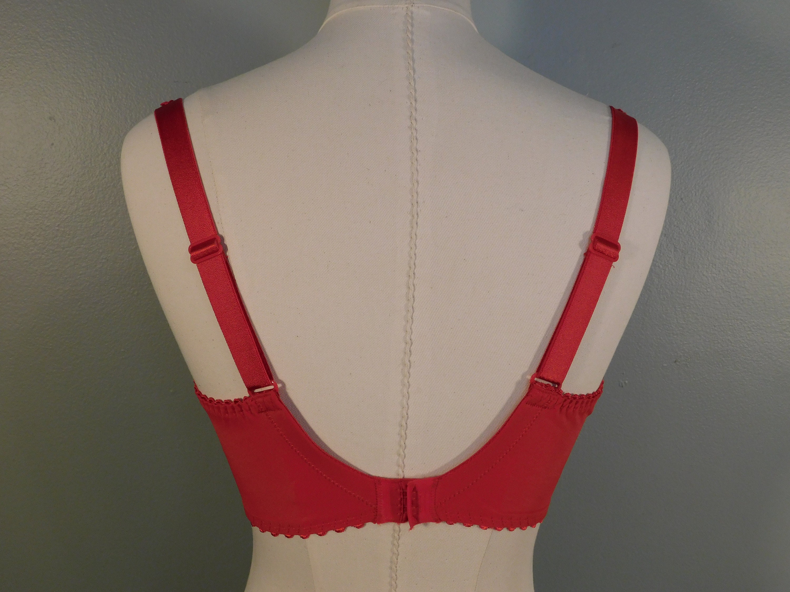 Prima Donna Bright Red Sheer Lace Bra - Etsy