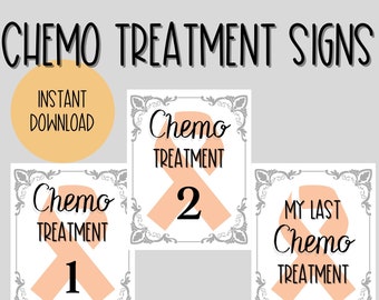 Chemo Treatment Sign, Chemotherapy, Last Treatment, Cancer - Etsy