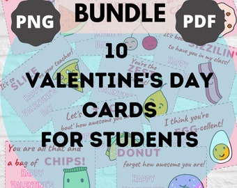 Axolotl Valentines Day Printable Cards for Kids Printable - Etsy