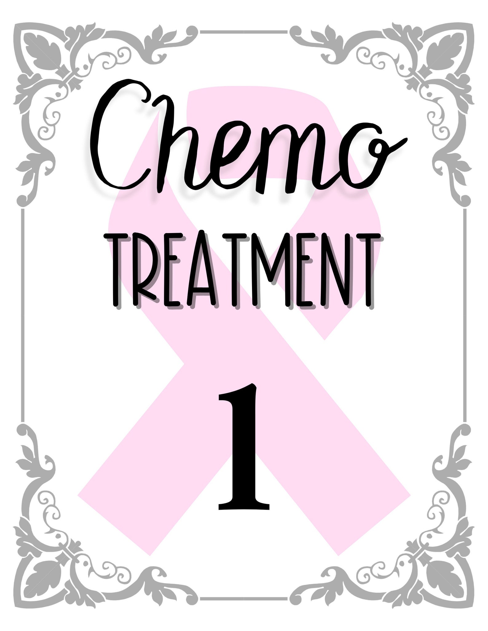 Chemo Treatment Sign, Chemotherapy, Last Treatment, Cancer - Etsy