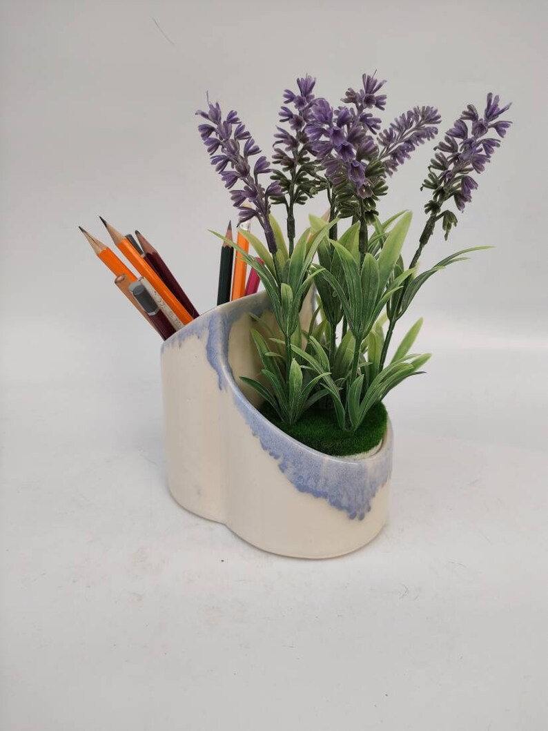 Pen Holder, Desk Decoration Planter, Flower Planter - Etsy