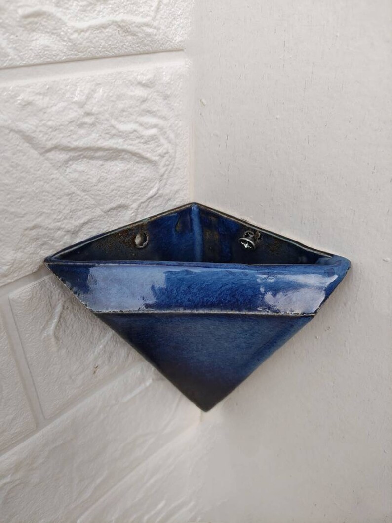 Wall Planter Hanging Corner Planter Ceramic Planter - Etsy