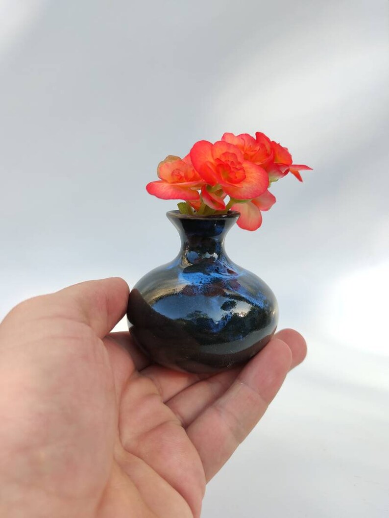 Tiny Ceramic Vase | Cute Mini Bud Vases | Ceramic Miniature Vase - Etsy