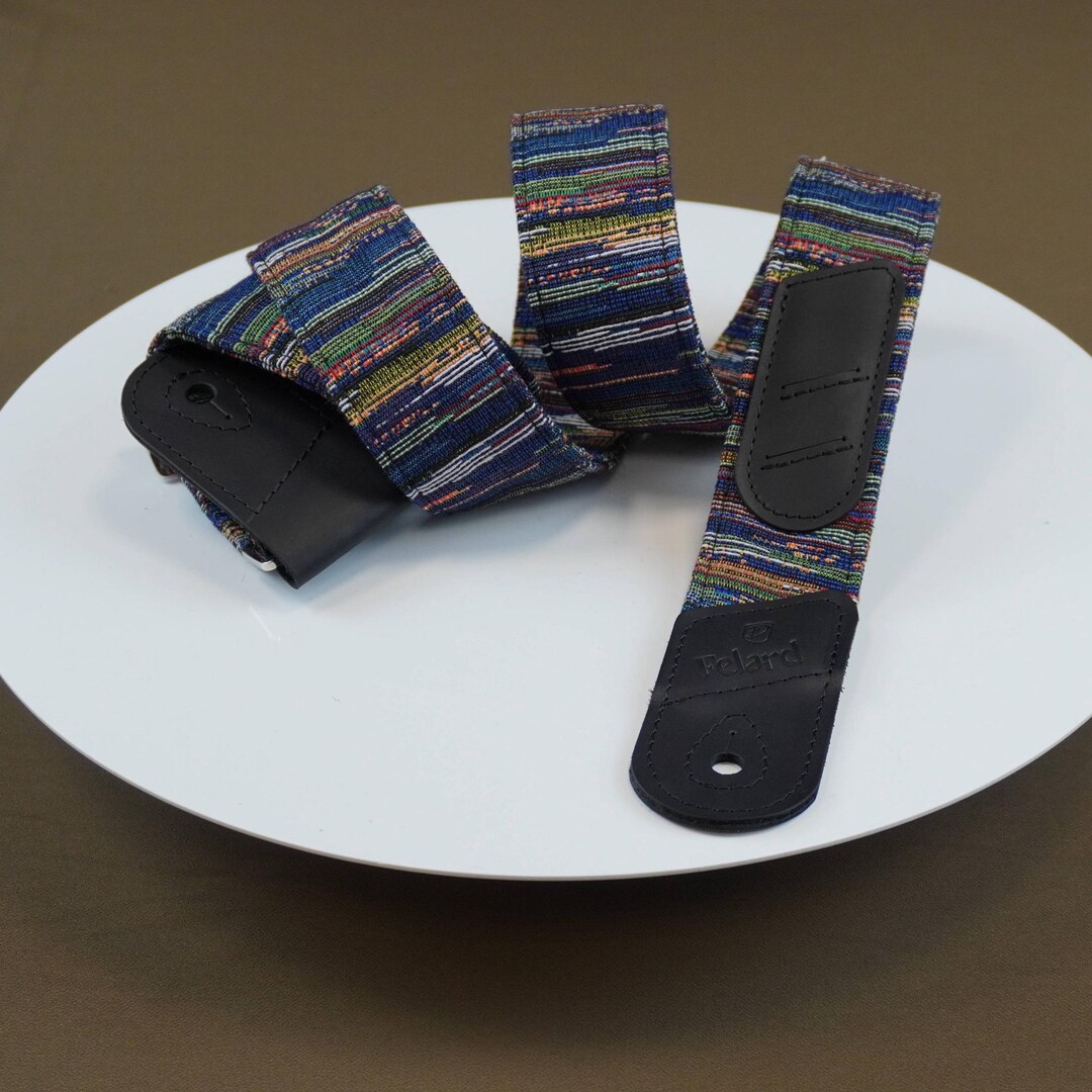 Personalized Leather Guitar Strap – Crafted for Music, Picks Holder ...