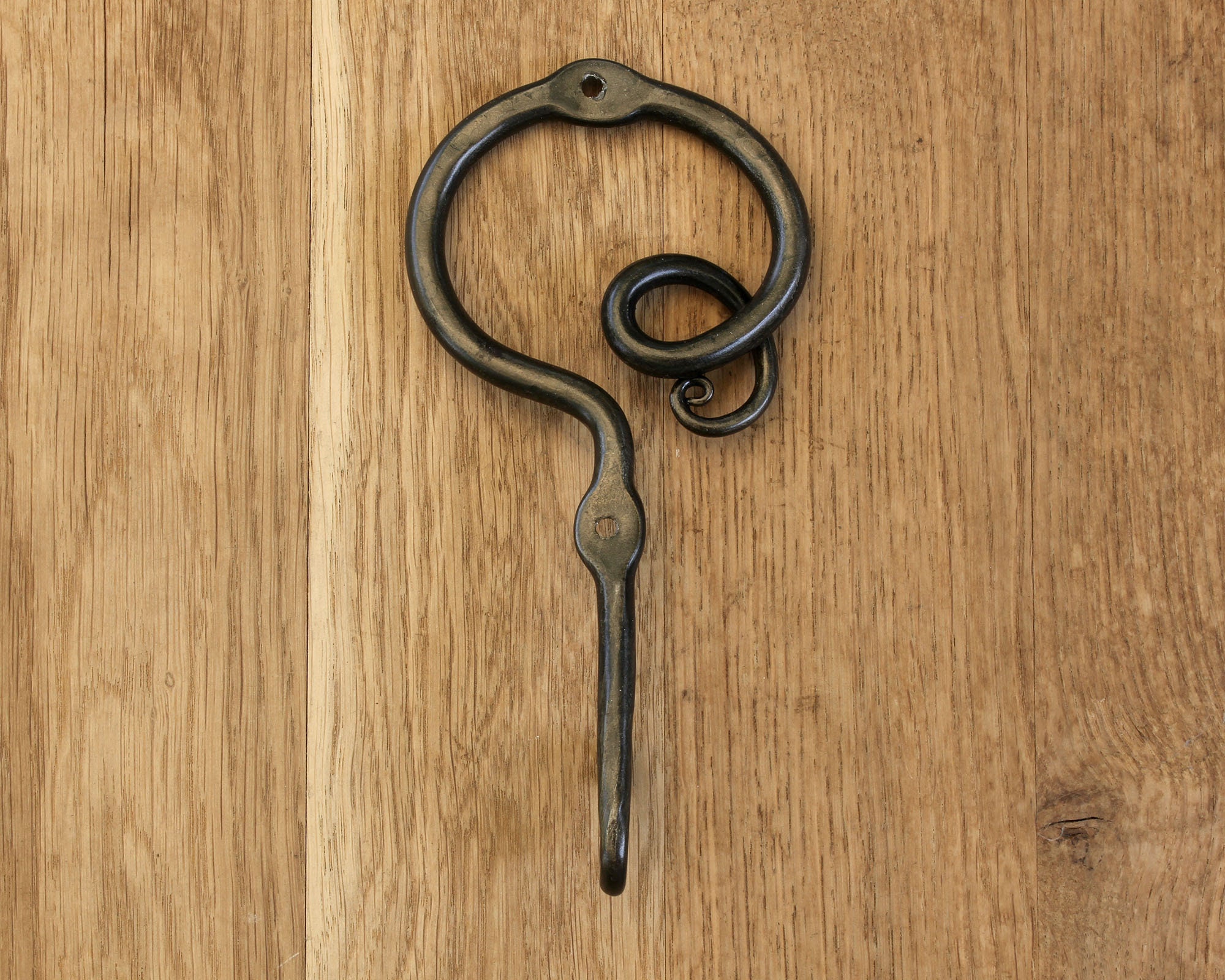 Wrought Iron curl Hook. Forged Towel Hook. Robe - Etsy