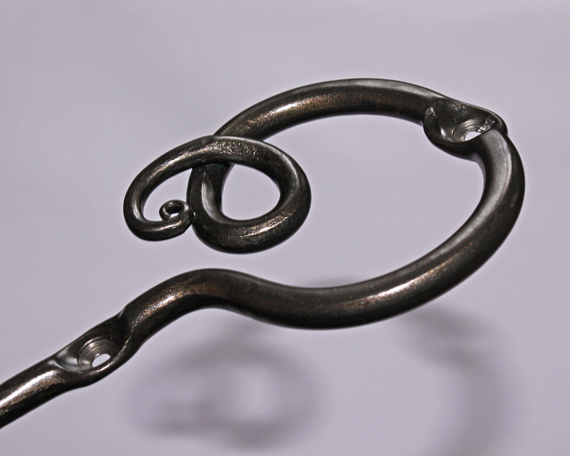 Wrought Iron curl Hook. Forged Towel Hook. Robe - Etsy