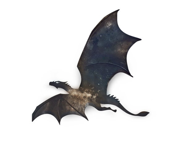 Dragons Flying Side View