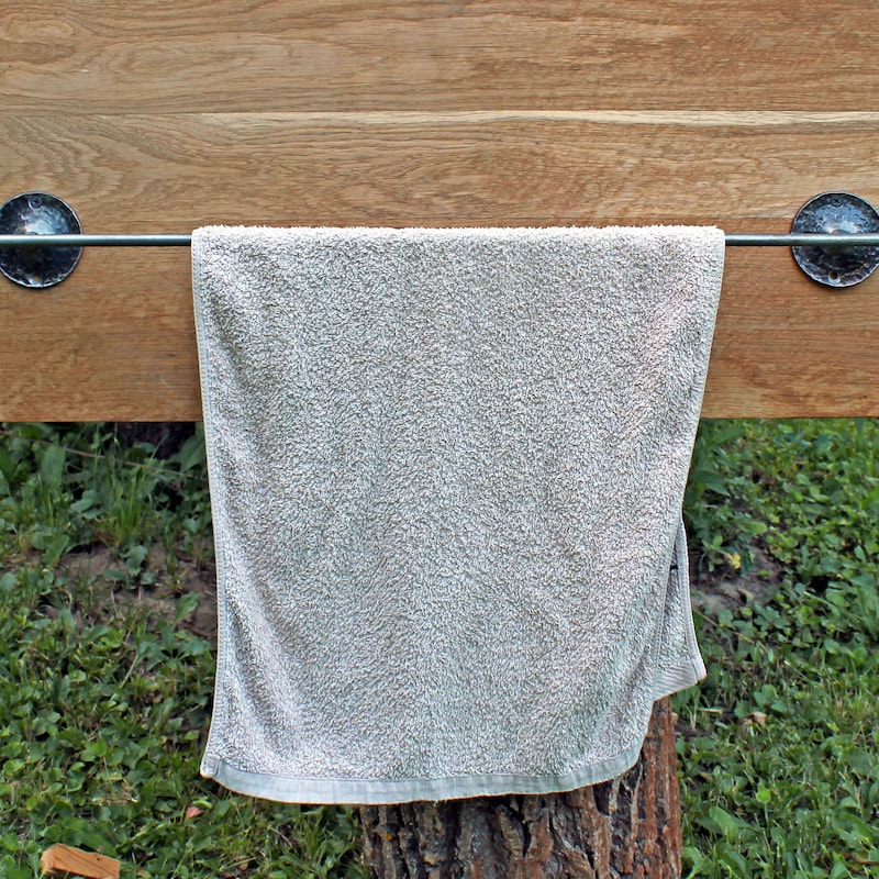 Iron Towel Bar - Etsy