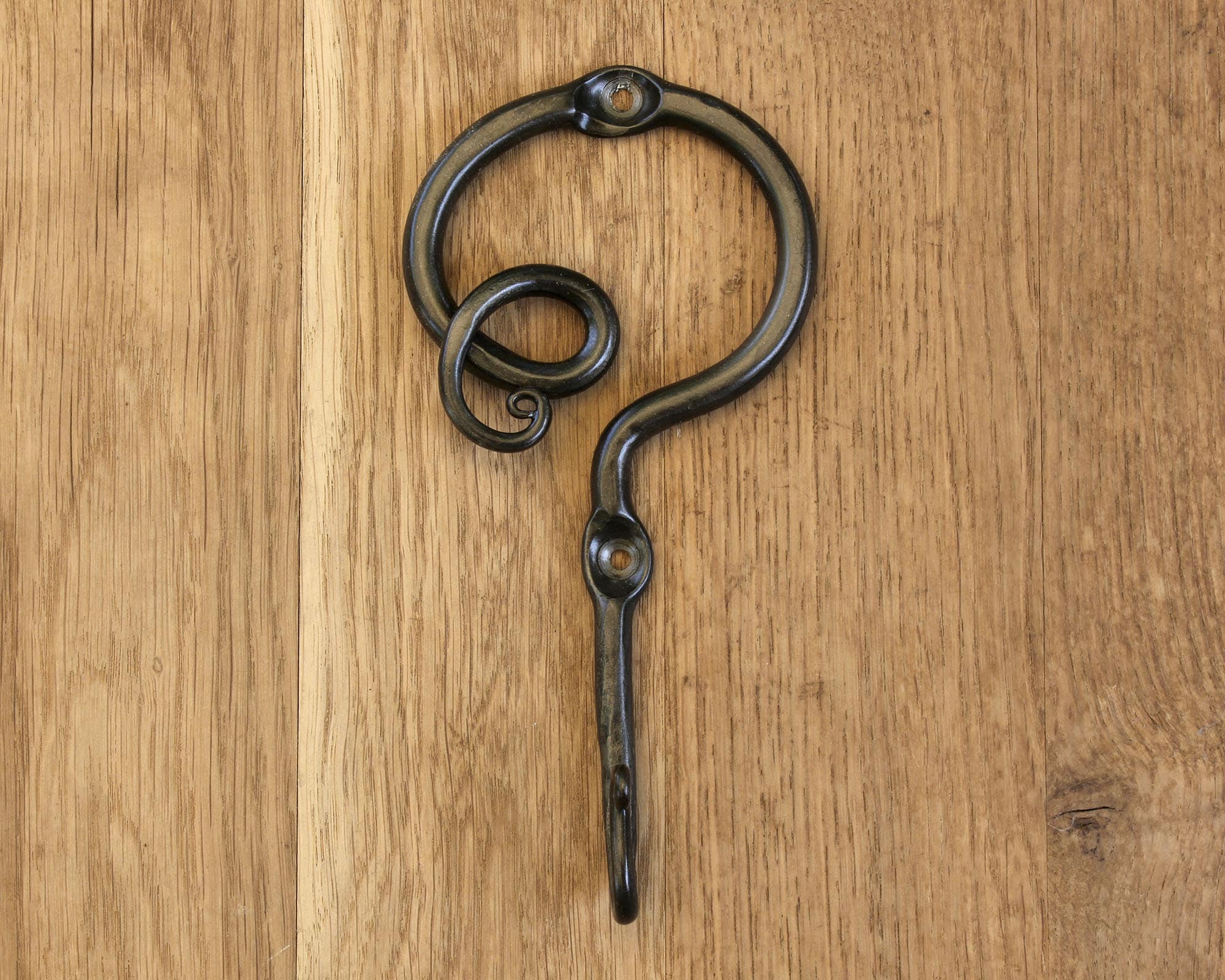 Wrought Iron curl Hook. Forged Towel Hook. Robe - Etsy