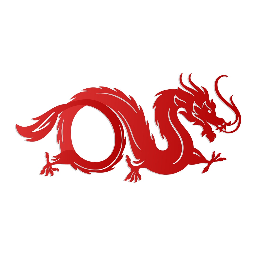 Iron Chinese Dragon Wall Decor Garden Decor Fantasy Wall - Etsy