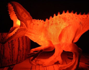 Tyrannosaurus Rex Wall Hanging 3D Printed Accent Lamp, T-rex, Novelty ...