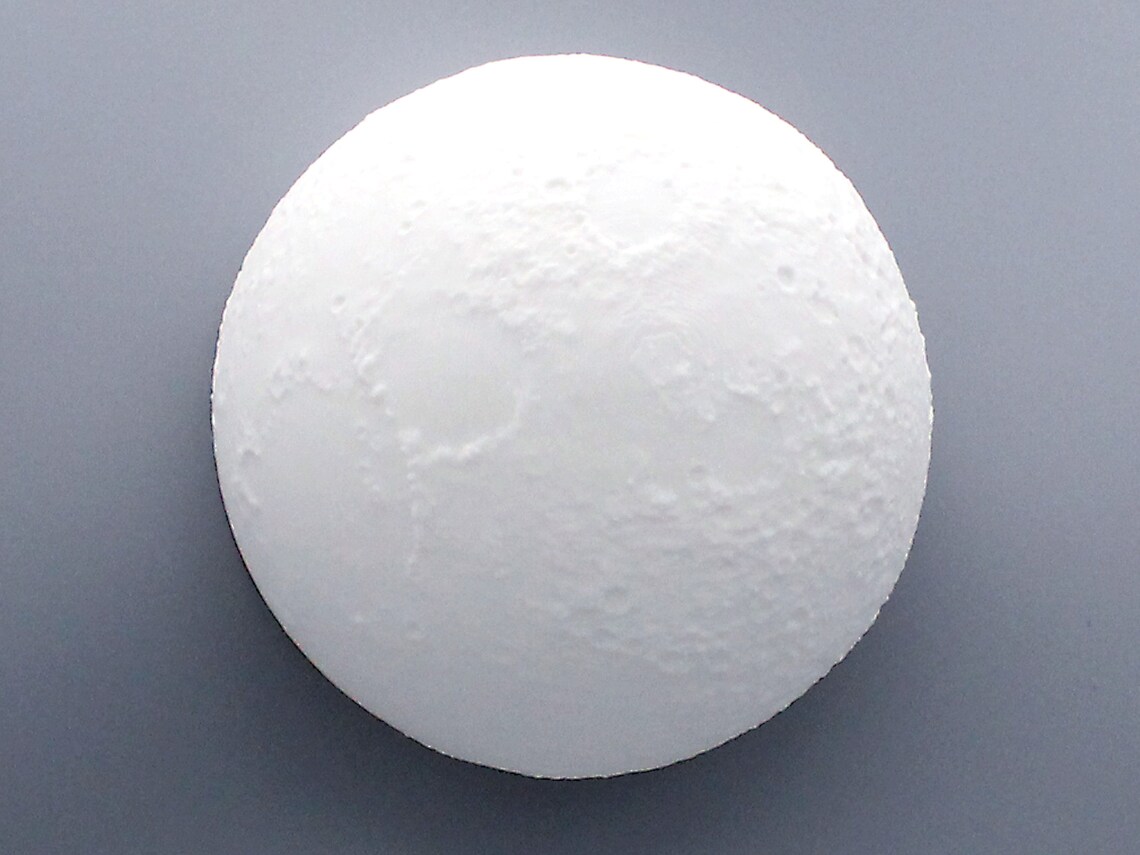 Moon wall Hanging 3D Printed Accent Lamp Novelty Lamp LED - Etsy
