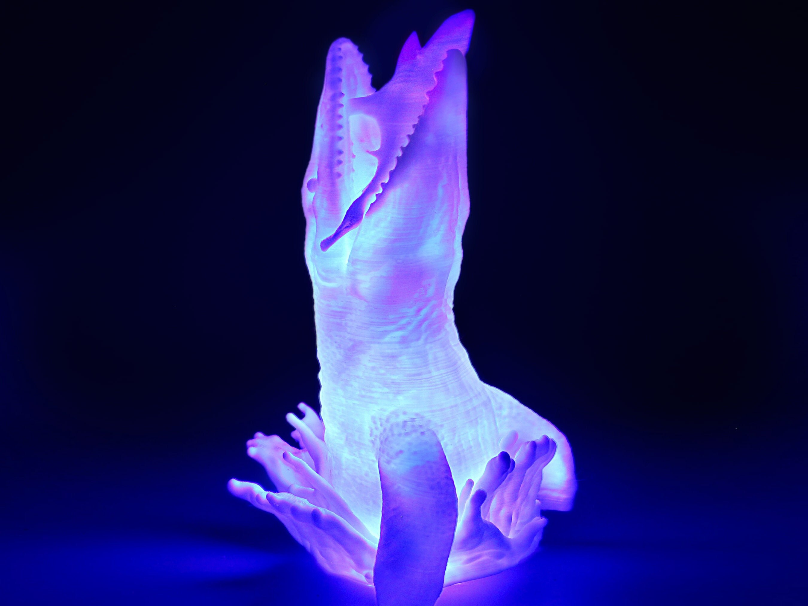 Mosasaurus 3D Printed Accent Lamp Jurassic Novelty Lamp - Etsy