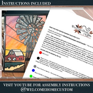 Windmill With Barn Digital Download SVG Laser Cut Files - Showstopper ...