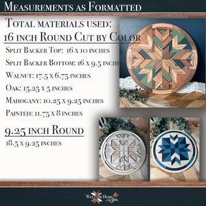 Geometric 16 in Round SVG Laser Cut Files for Glowforge Projects With ...