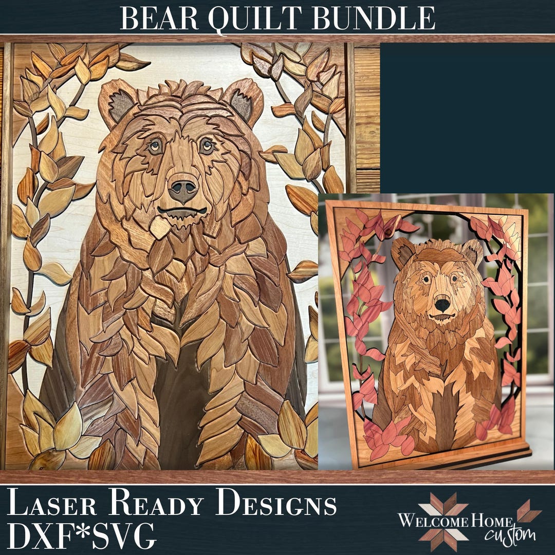 Bear Showstopper With DIY Option - Digital Download File - SVG and DXF ...