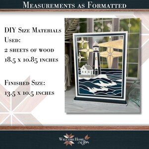 Lighthouse at Night Laser Ready Design | Digital Download | Laser ...
