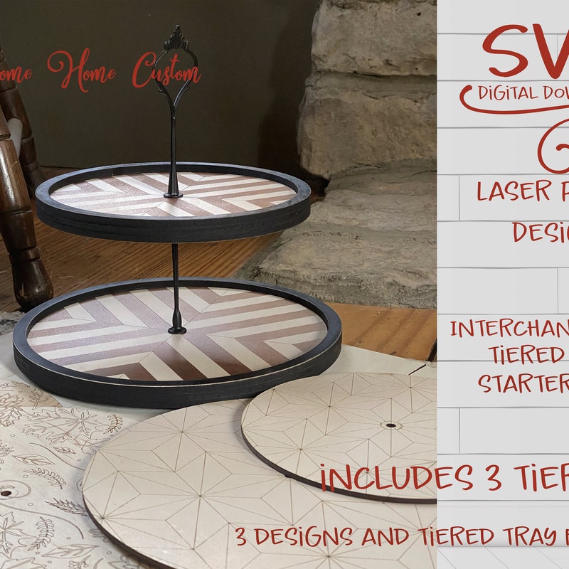 Tier Tray Svg - Etsy