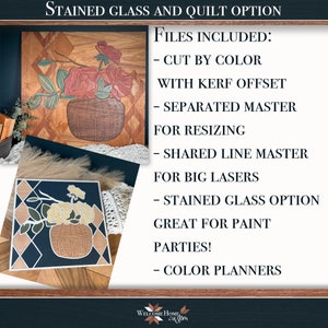 Floral Basket Showstopper SVG Laser Cut Download File - Cut by Color ...