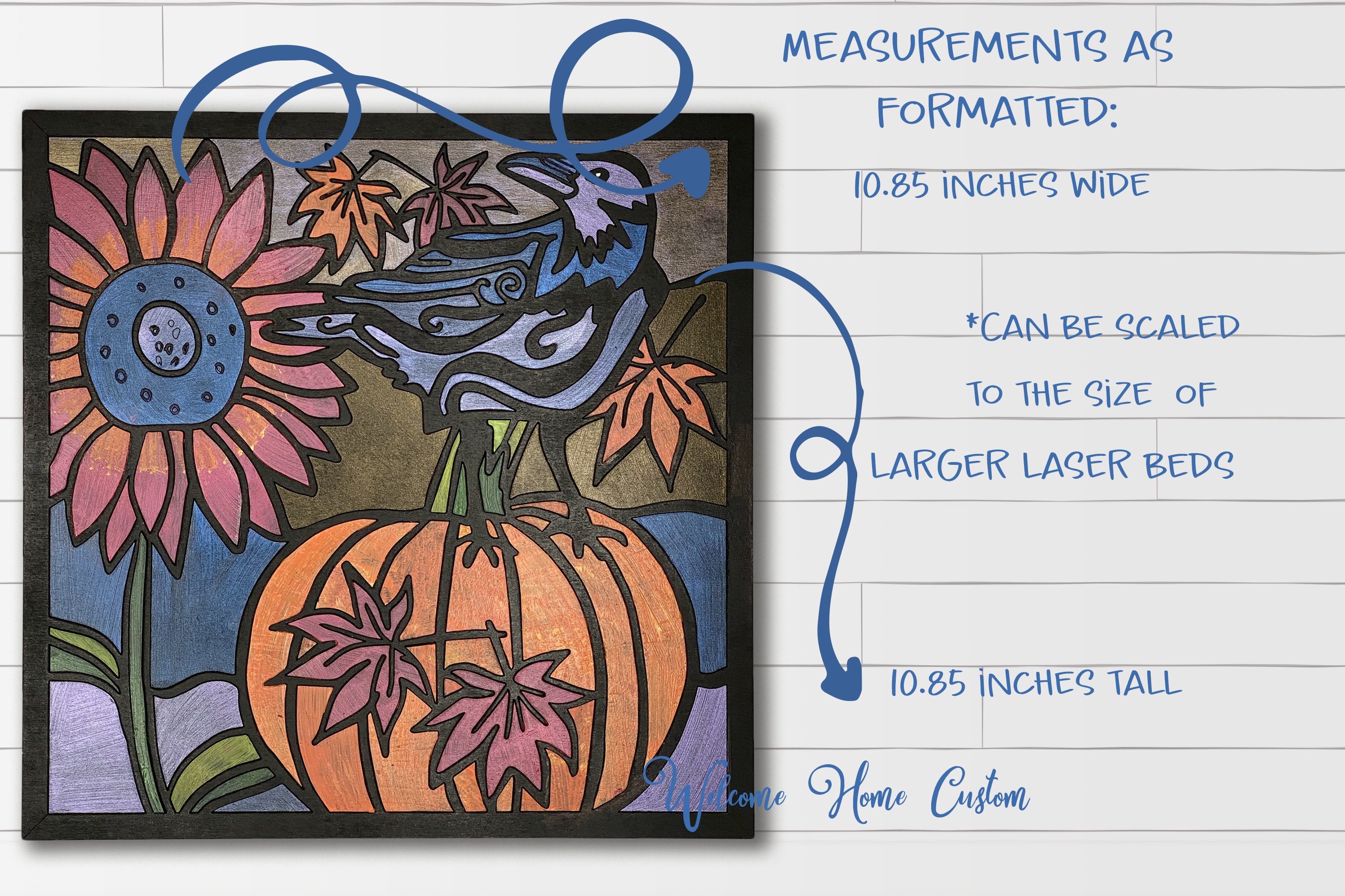 Raven SVG Laser Cut Files SVG / DFX for Glowforge Projects | Etsy