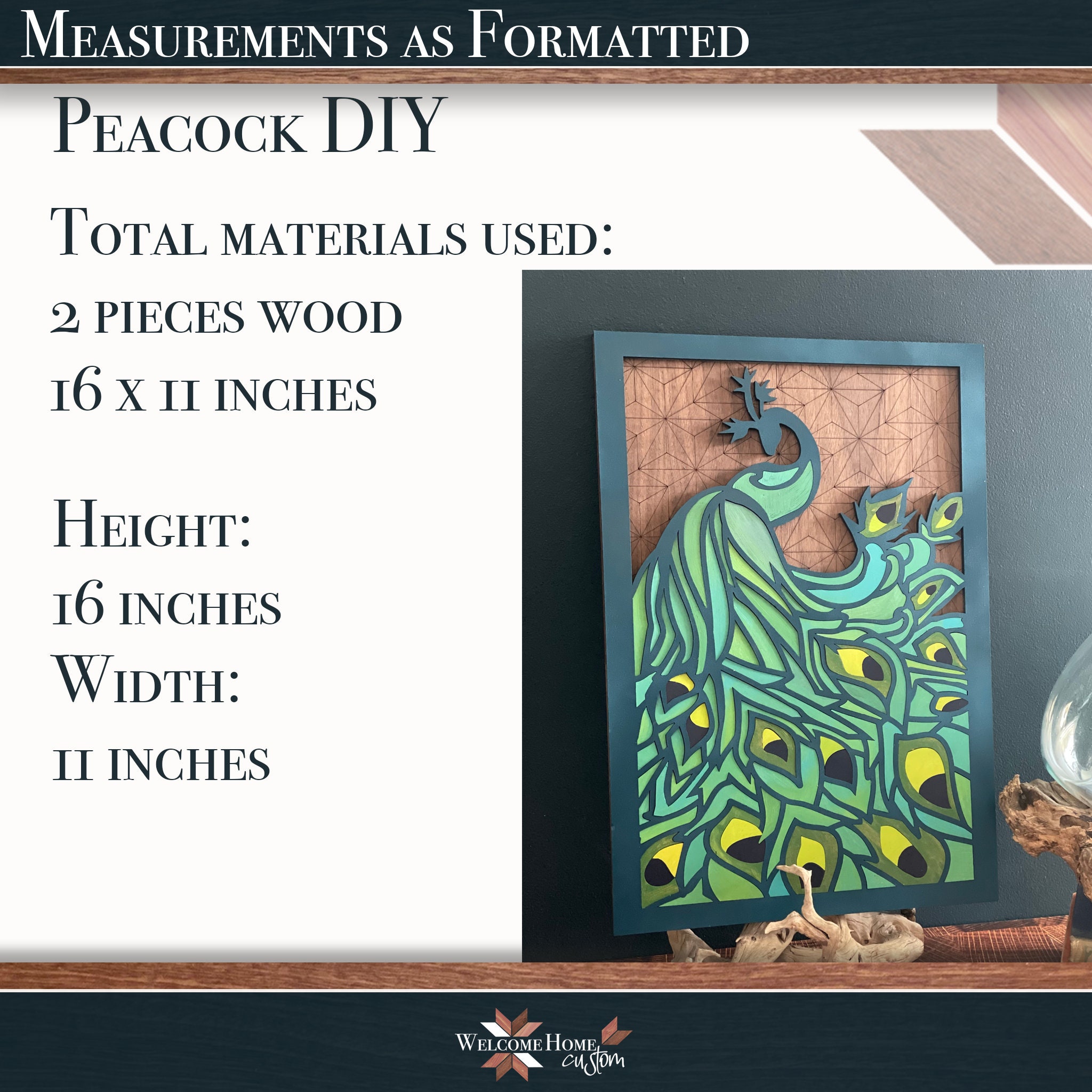 Peacock Design SVG Laser Cut File Bundle Showstopper With - Etsy Canada