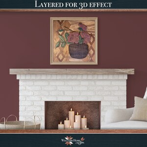 Floral Basket Showstopper SVG Laser Cut Download File - Cut by Color ...