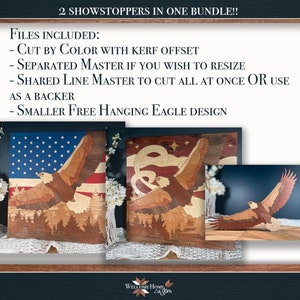 Bald Eagle Showstopper Bundle Digital Download SVG Laser Cut Files ...