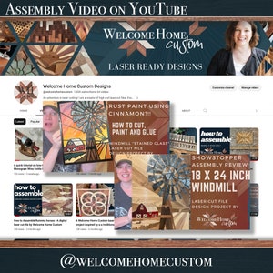 Windmill With Barn Digital Download SVG Laser Cut Files - Showstopper ...