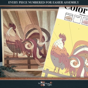 Rooster Farm Animal Digital Download SVG Laser Cut Files - Glowforge ...