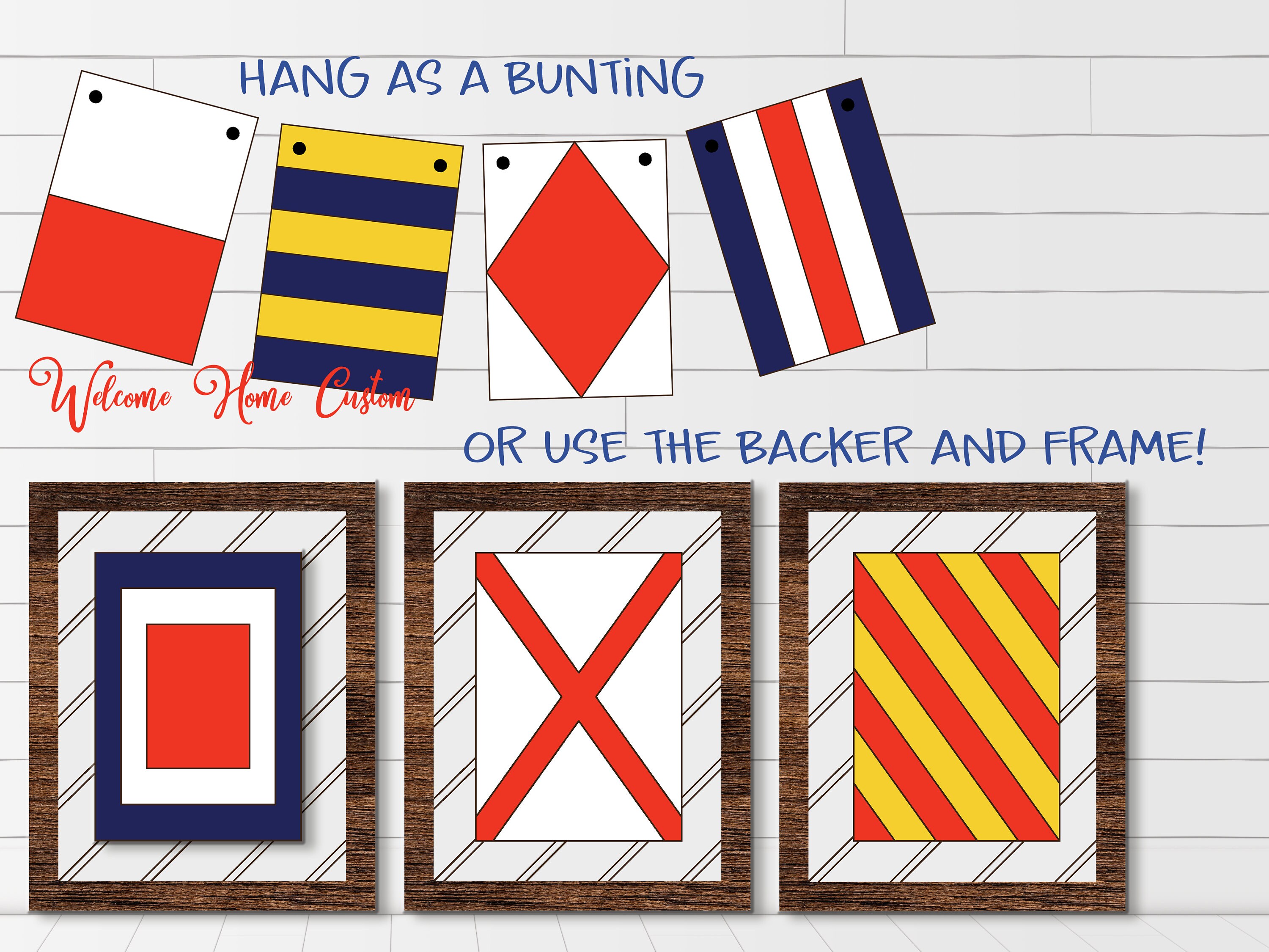 Sailing Flags SVG Laser Cut File for Glowforge Projects With | Etsy