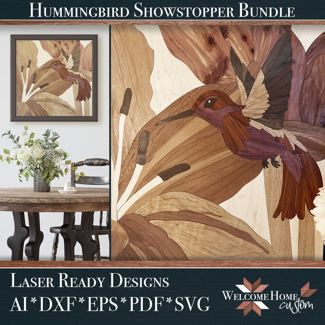 Hummingbird With Daylily Showstopper Digital Download With DIY Option ...