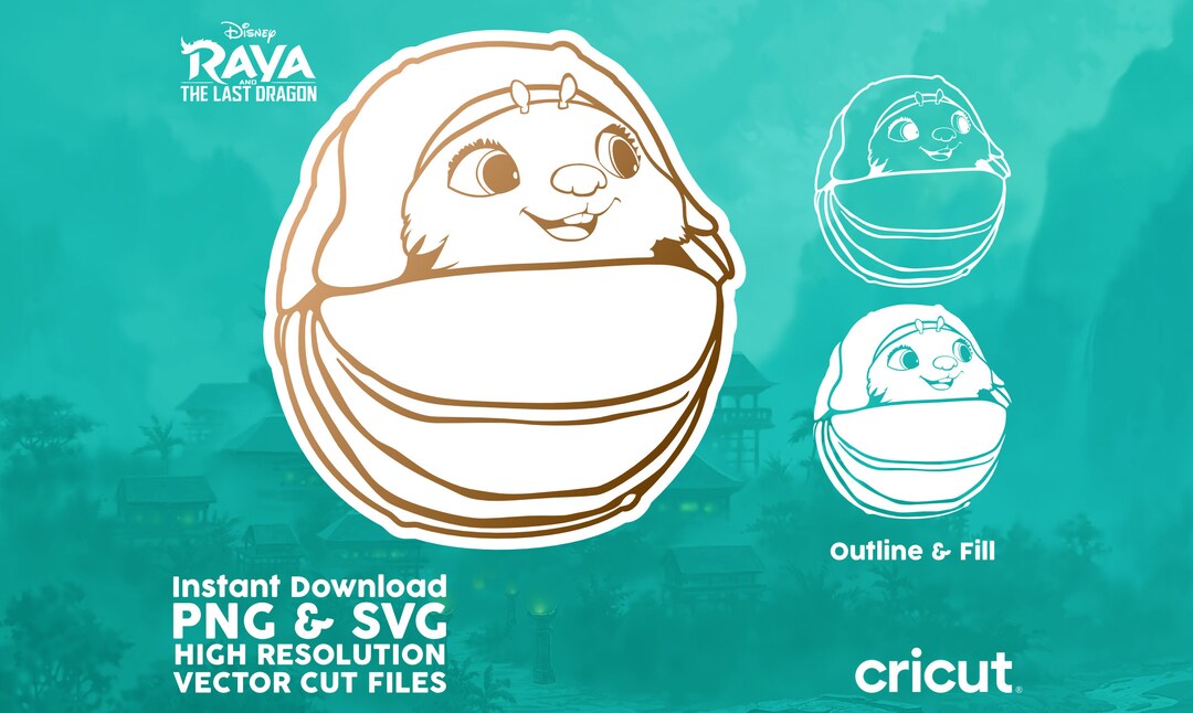 Raya and the Last Dragon Tuk Tuk Outline Vector, Cricut Cut Files - Etsy