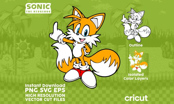 Tails Sonic the Hedgehog - Etsy