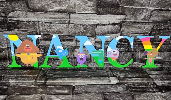 Hey Duggee Wall Door Letters Personalised Letters Bedroom - Etsy