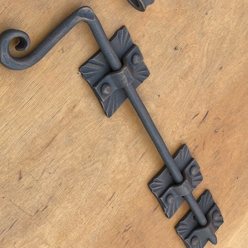 Wrought Iron Door Latch 100% Hand Forged Door Hardware Door - Etsy