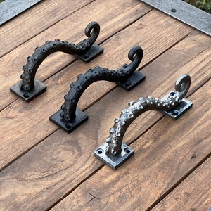 Set of Two 6” Octopus Drawer Pulls. Tentacle Drawer Pull. Drawer Knobs ...