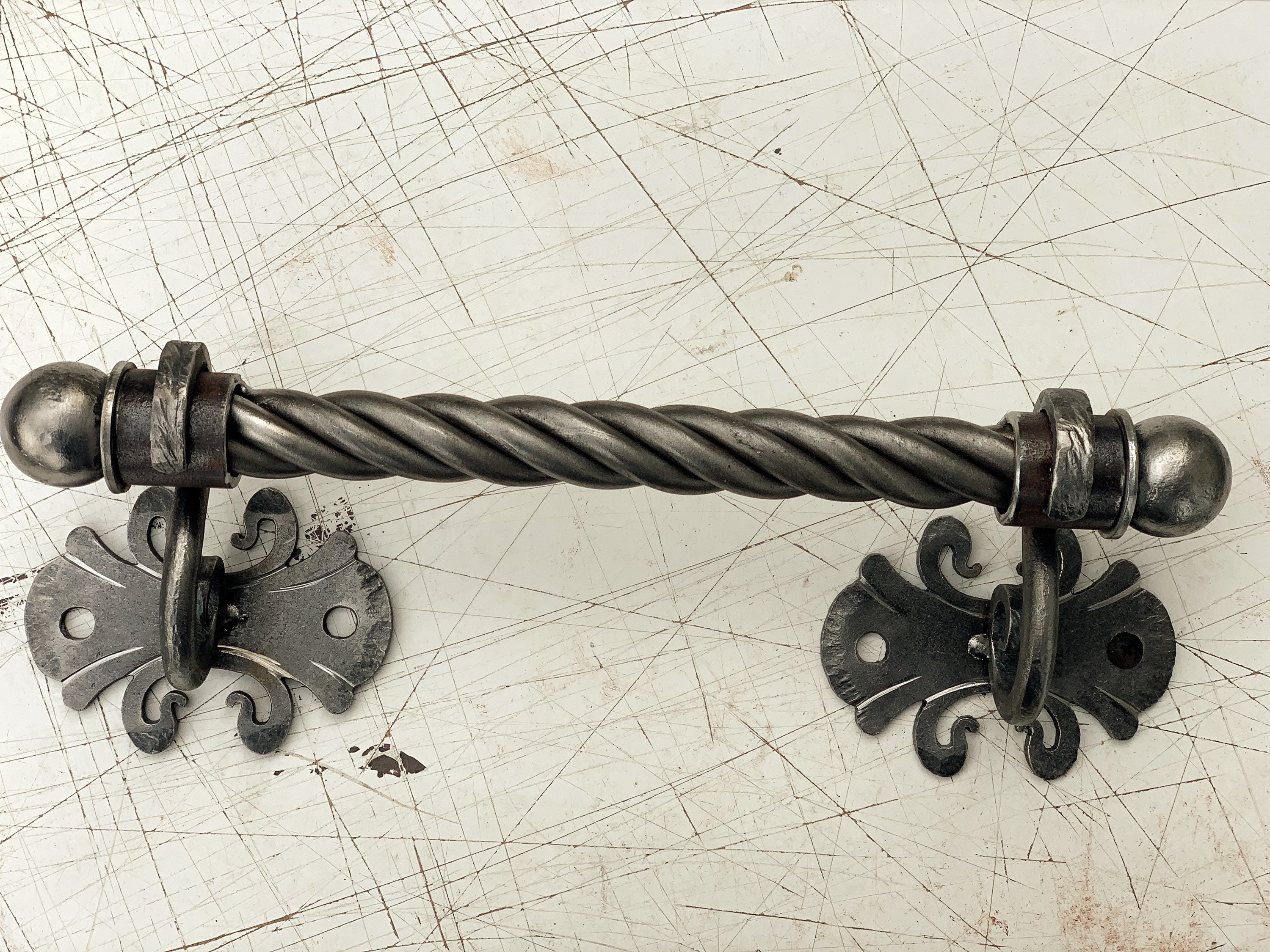 Scandinavian Design. Massive Iron Door Handle. Barn Door Pull. - Etsy