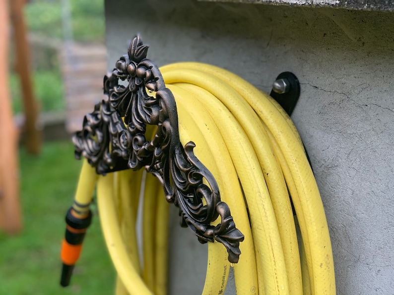 Garden Hose Holder. Garden Decor. - Etsy