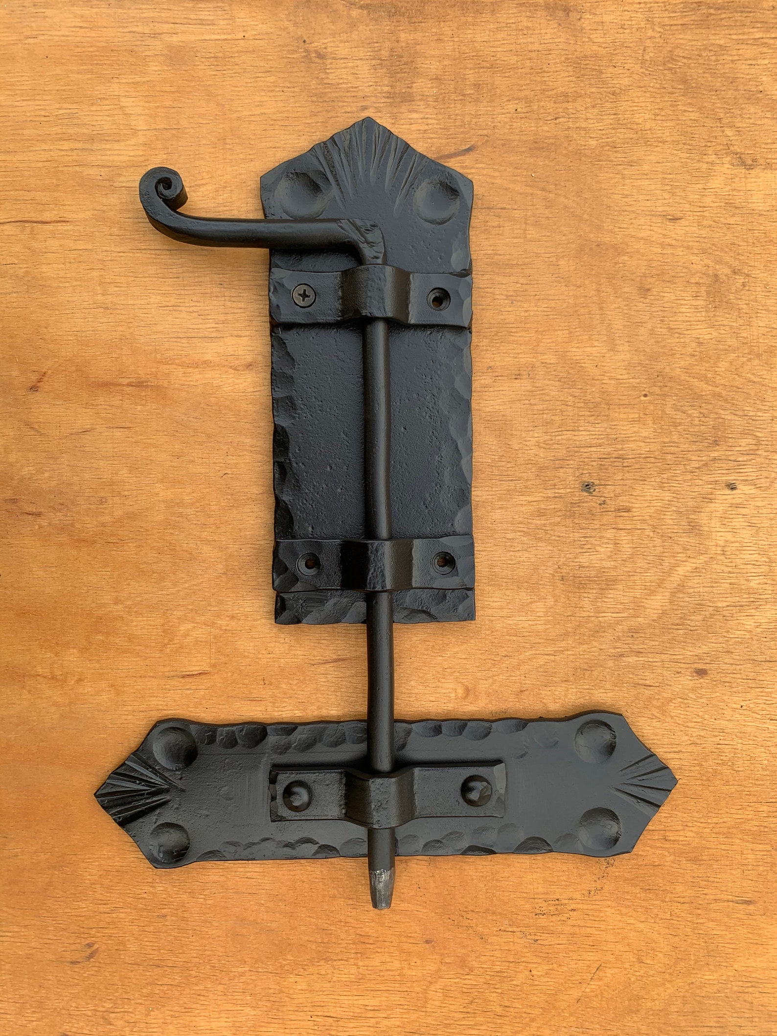 Wrought Iron Door Latch 100% Hand Forged Door Hardware Door | Etsy