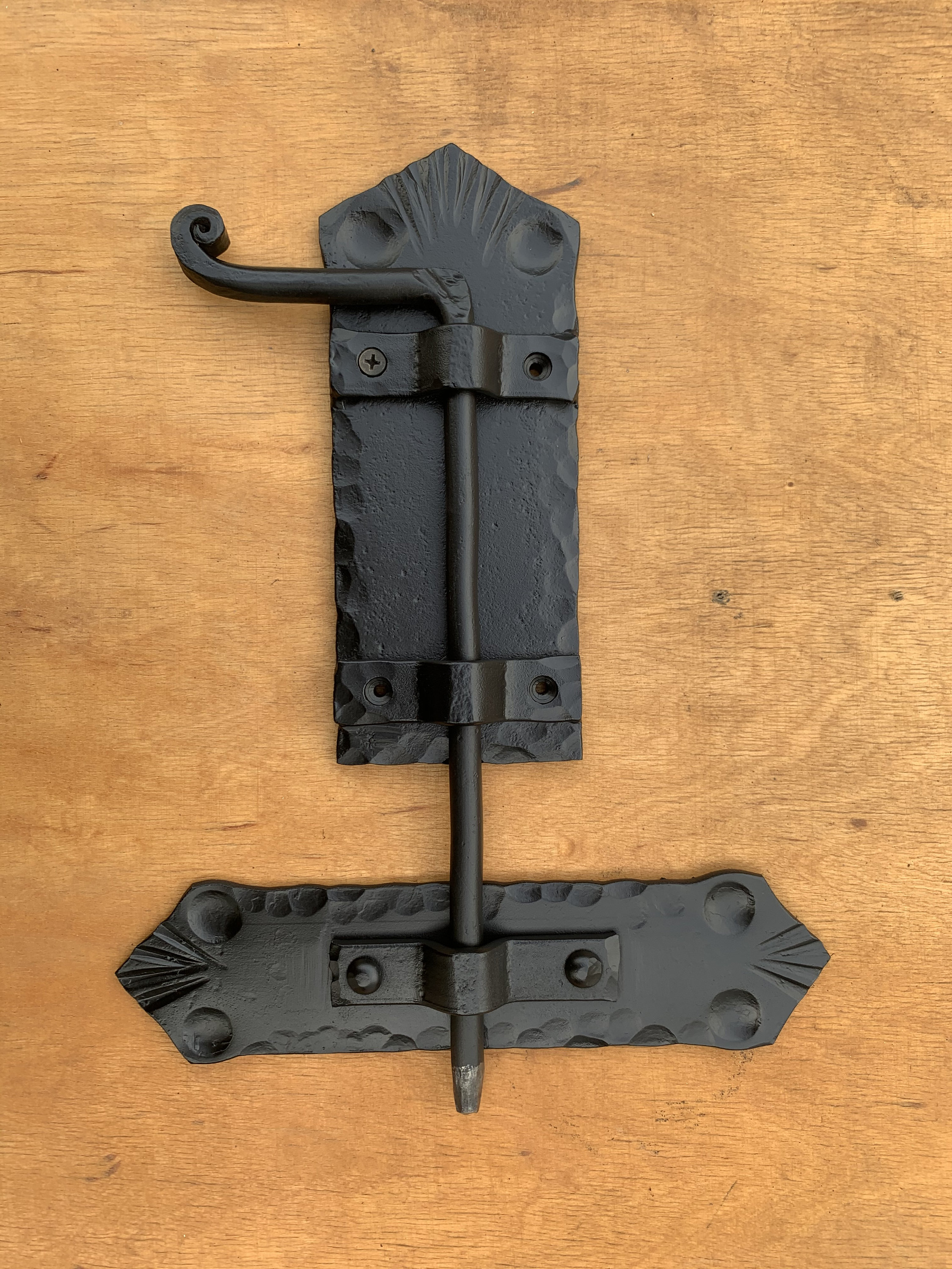 Wrought Iron Door Latch 100% Hand Forged Door Hardware Door | Etsy