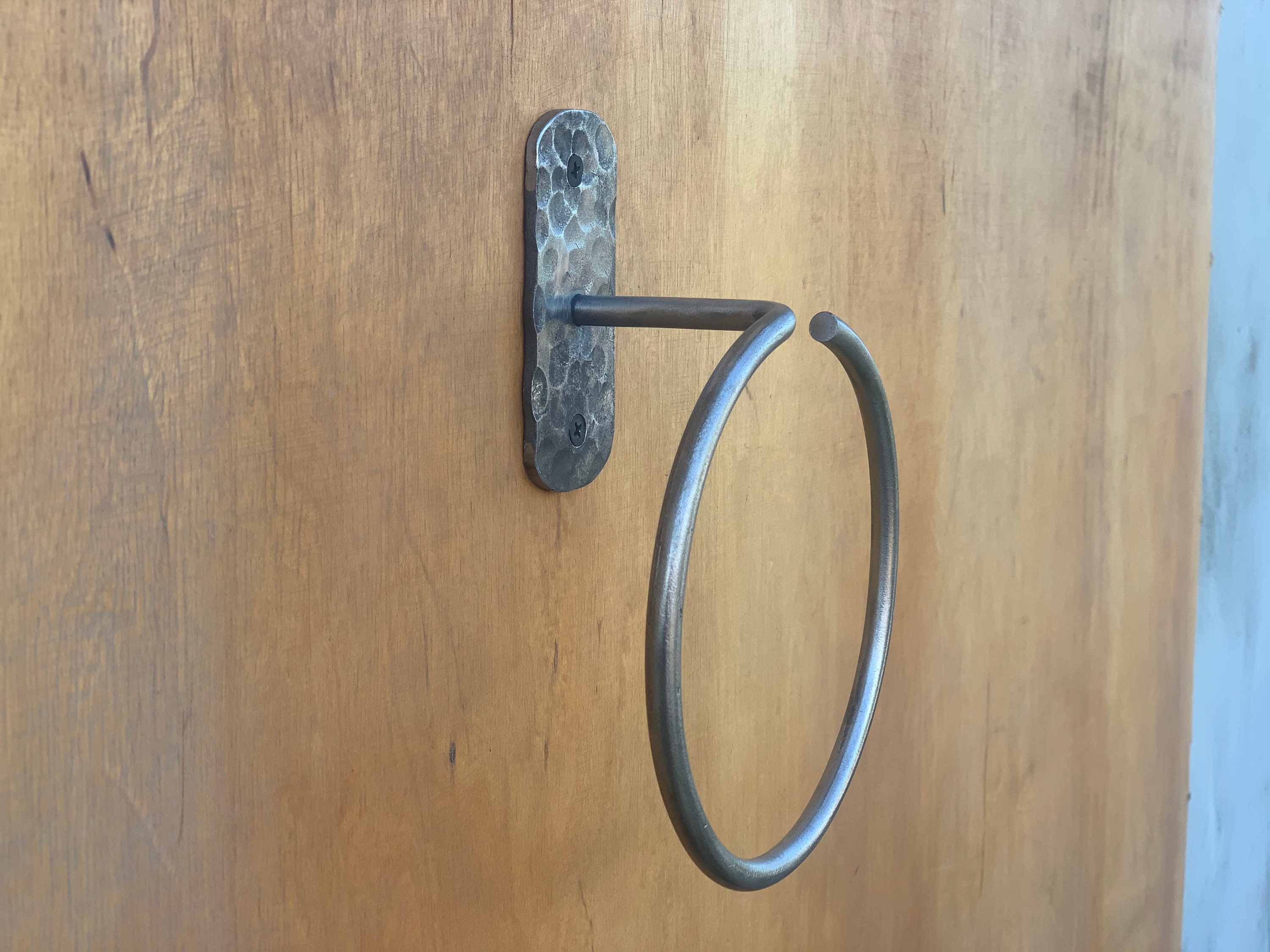 Modern Wrought iron towel ring / bathroom accessories / towel | Etsy